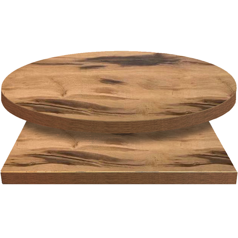 Urban series Restaurant Table Tops in Natural Heartwood - OakStreetMFG