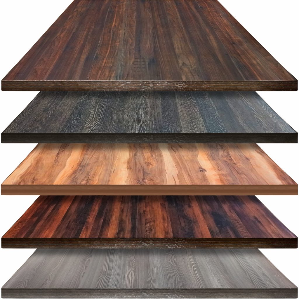 Custom Manufactured Table Tops: restaurants & commercial-OakStreetMfg