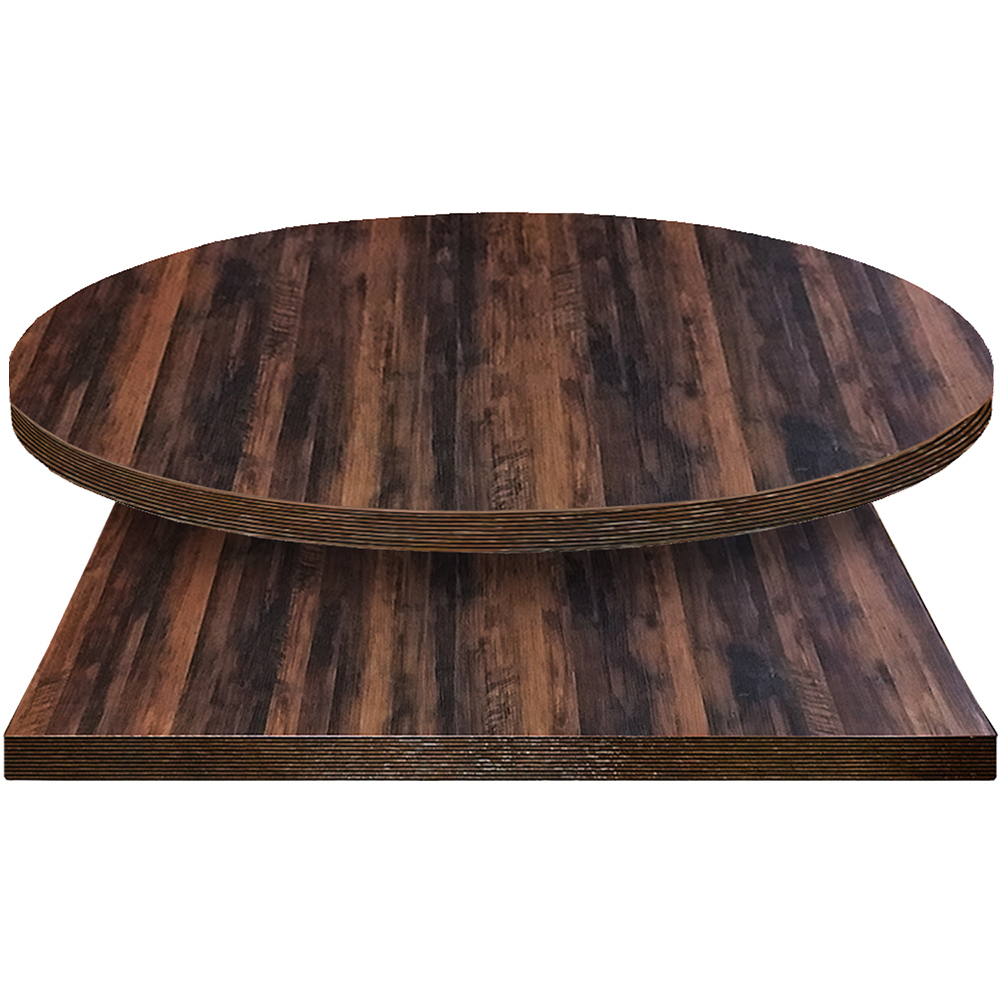 Backwoods table tops Gun Powder laminate with American Walnut edge ...