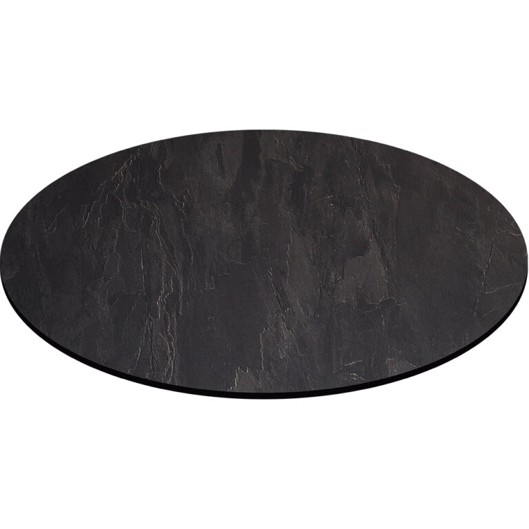 COMPCOR Outdoor Restaurant Table Tops - Raven Slate - OakStreetMFG