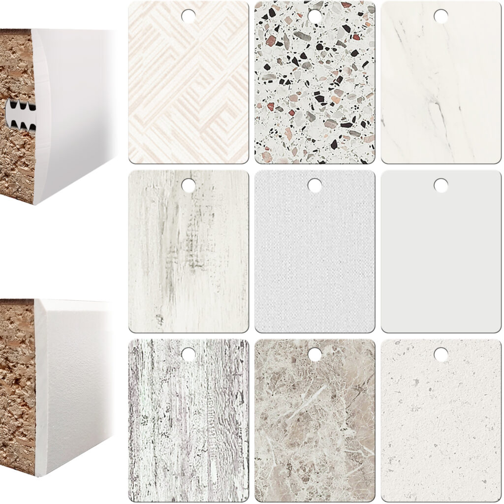 T-Mold Edge Table Tops: Multiple Color Options - OakStreetMfg