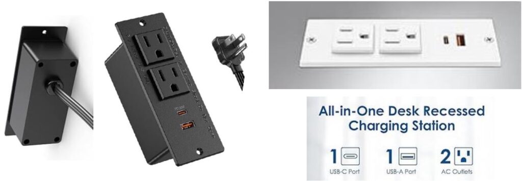 Rectangle Charging Port - OakStreetMFG