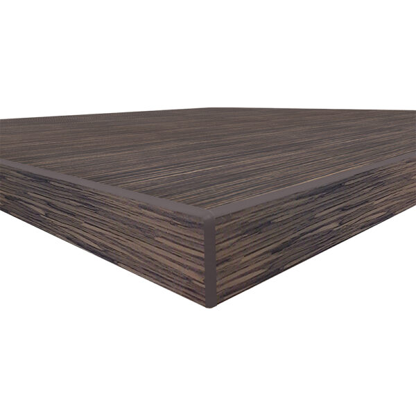 2" PVC Edge Laminate Table Tops - Formica Ebony