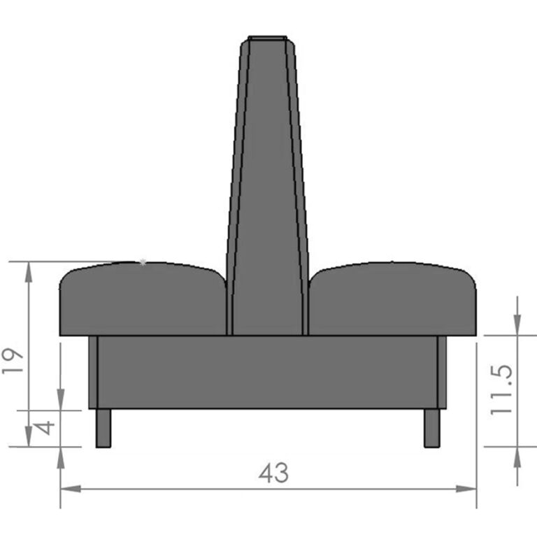 Ames Vinyl/Upholstered Restaurant Booths - OakStreetMFG