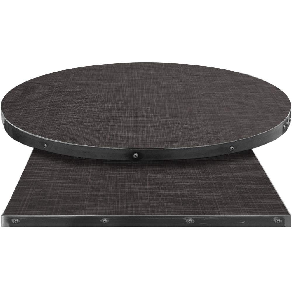 Fortress Manufactured Table Tops - Pinnacle Graphite Linen laminate ...