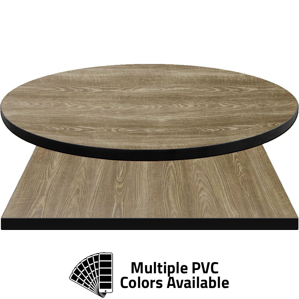 PVC Edge Table Tops - Pinnacle Mild Ash
