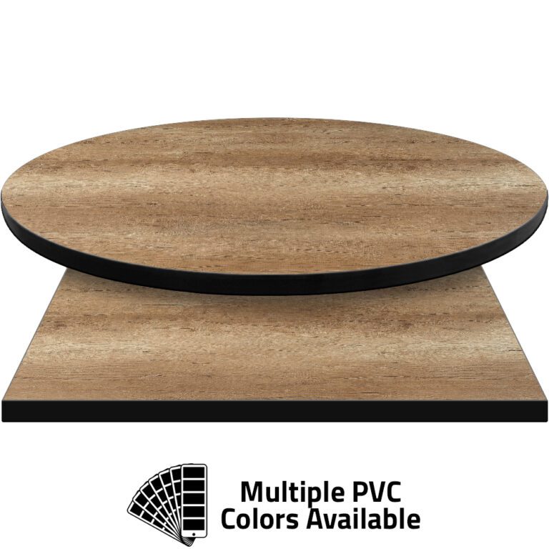 PVC Edge Table Tops - Pinnacle Vintage Oak